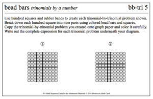 LE Montessori 6-9 Math Sequence Cards - Montessori Math Cards