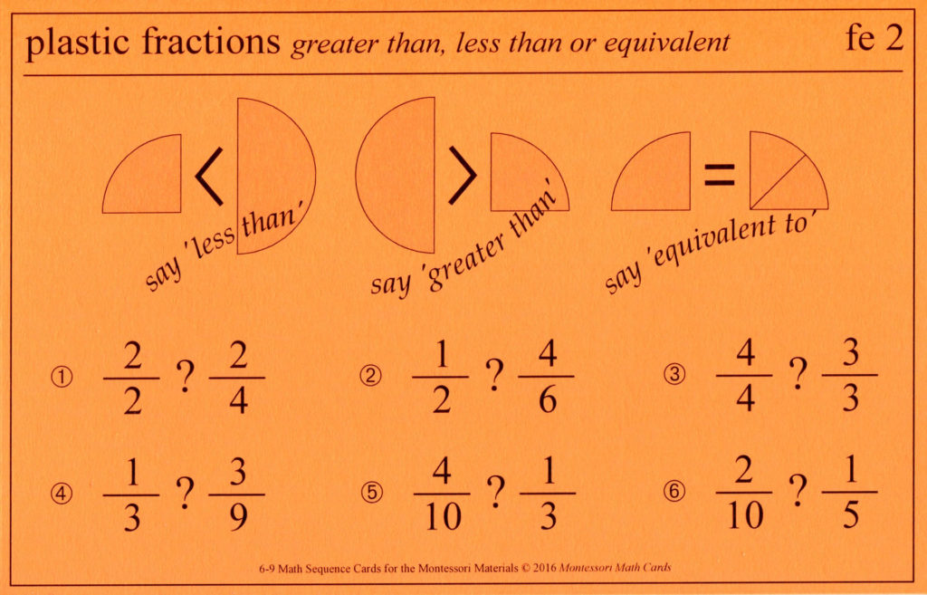 LE Montessori 6-9 Math Sequence Cards - Montessori Math Cards