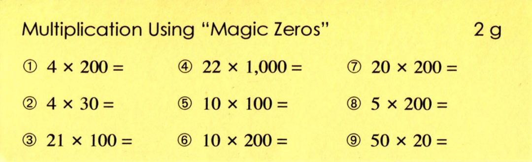 UE Montessori 9-12 Math Sequence Cards - Montessori Math Cards