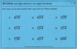 Montessori Math Cards - Math materials ready to use